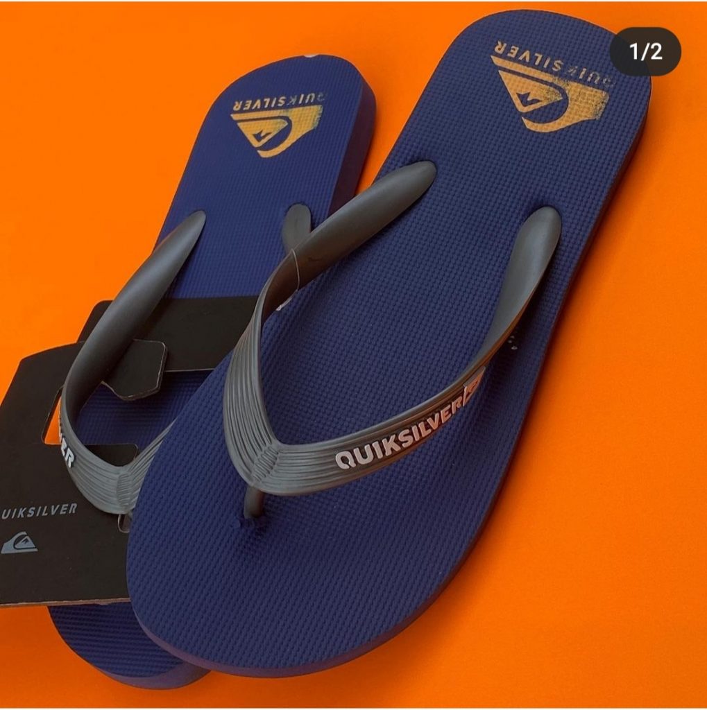 Quicksilver summer flip flop In Blue - Fancy Soles