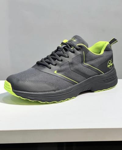 Time jump sneakers In grey and Lemon - Fancy Soles