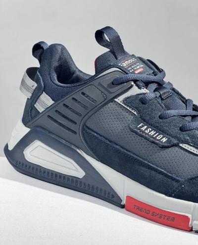 Baas Ploa Calculated Blue Sneakers - Fancy Soles