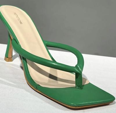 Pretty Little Thing Heel In Green - Fancy Soles